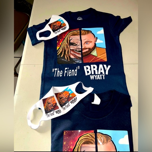 None | Shirts | Bray Wyatt The Fiend Shirt Socks And Keychain | Poshmark